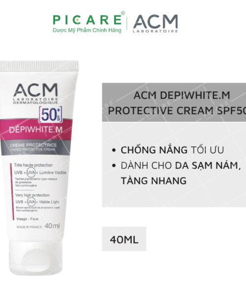 Kem Chống Nắng Giảm Nám & Sạm Da ACM Depiwhite M Protective Cream SPF50 ...