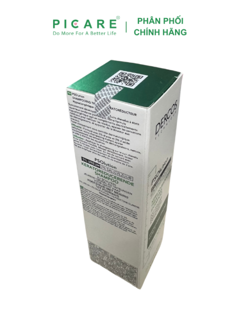 Dầu gội làm sạch tóc giảm tế bào da chết bong tróc Vichy Dercos ...