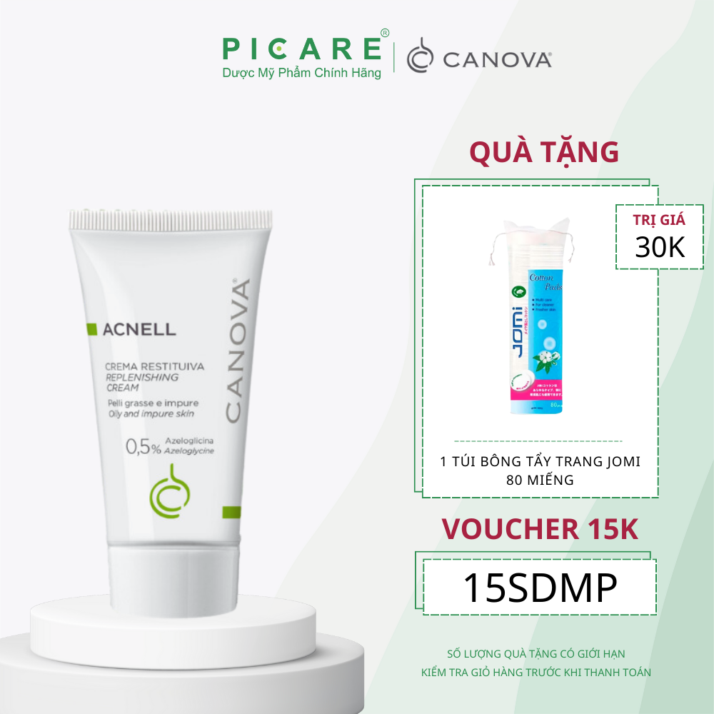 Kem ngừa mụn ban đêm dành cho da mụn, da kích ứng/nhạy cảm CANOVA ...